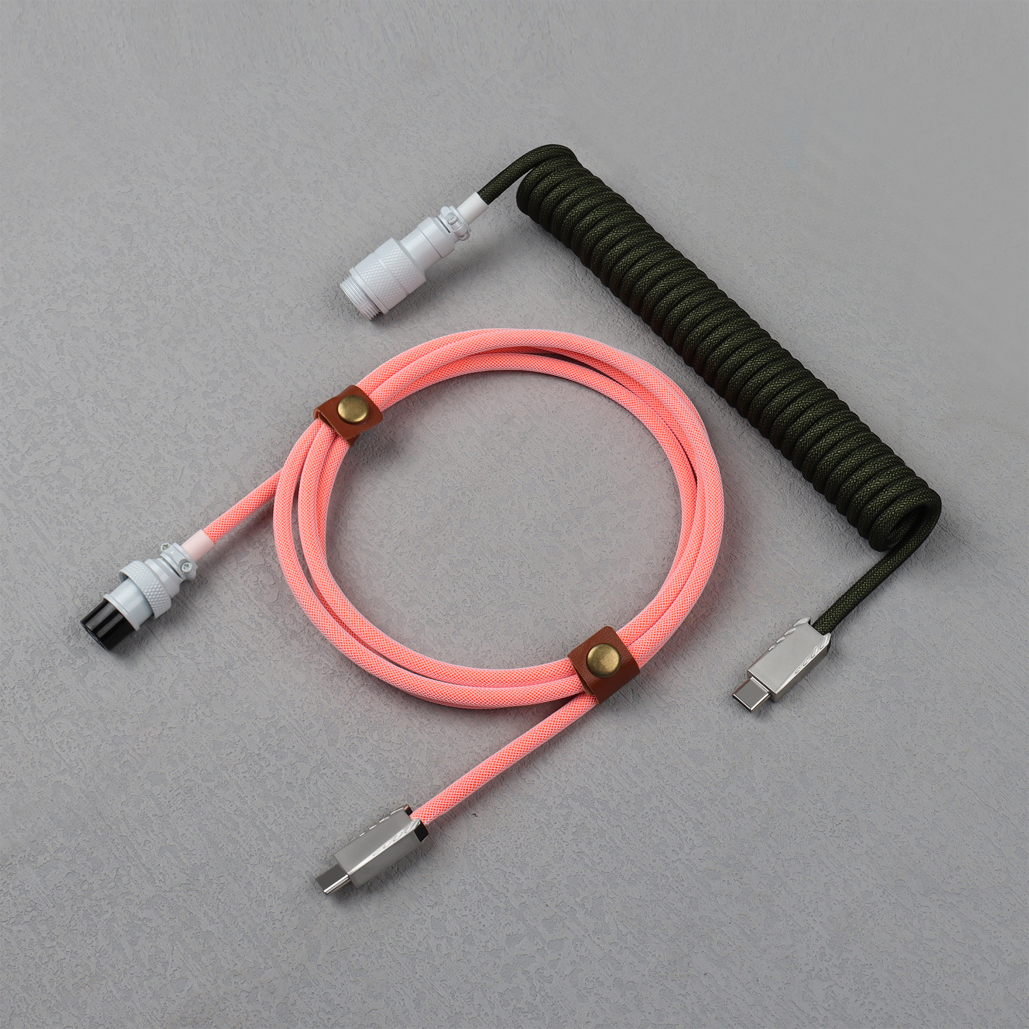 High Quality Customize Long Aviator Connector Spiral Paracord Type C to ...