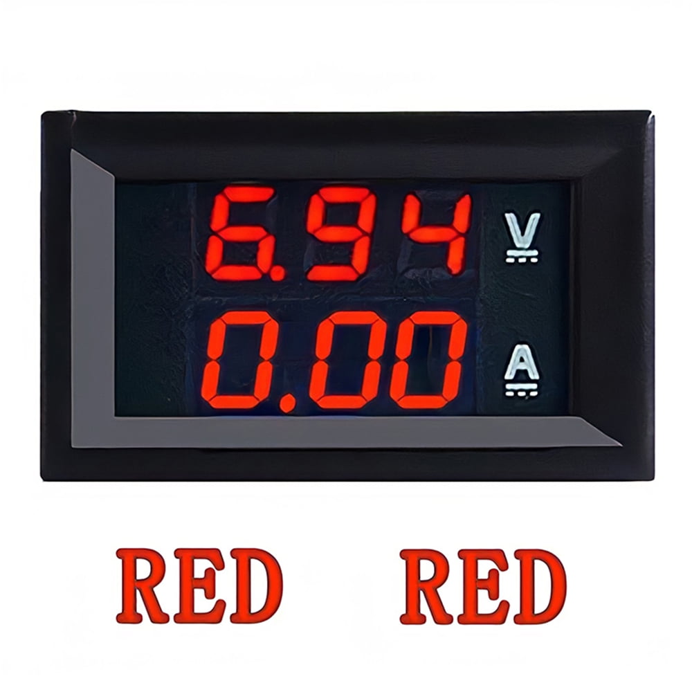 High Quality DC 100V 10A Dual Display Voltage Detector Voltmeter ...