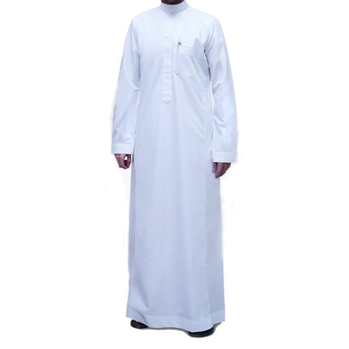 High Quality Daffah Thobe Summer - Luxury Saudi Dishdasha - White ...