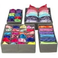 Sorbus Drawer Organizer, Foldable Dividers for Clothes, Socks, Bras ...