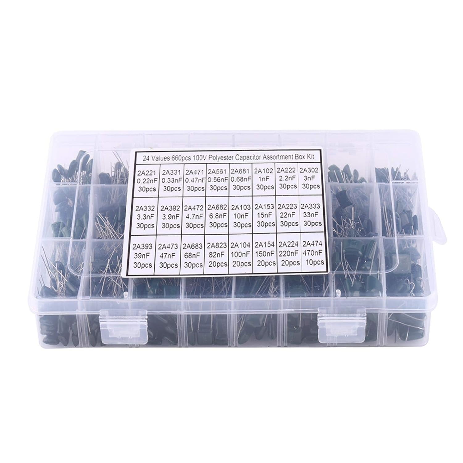 High-Quality Electrolytic Capacitor Assortment, Mixed DIP Electrolyte ...