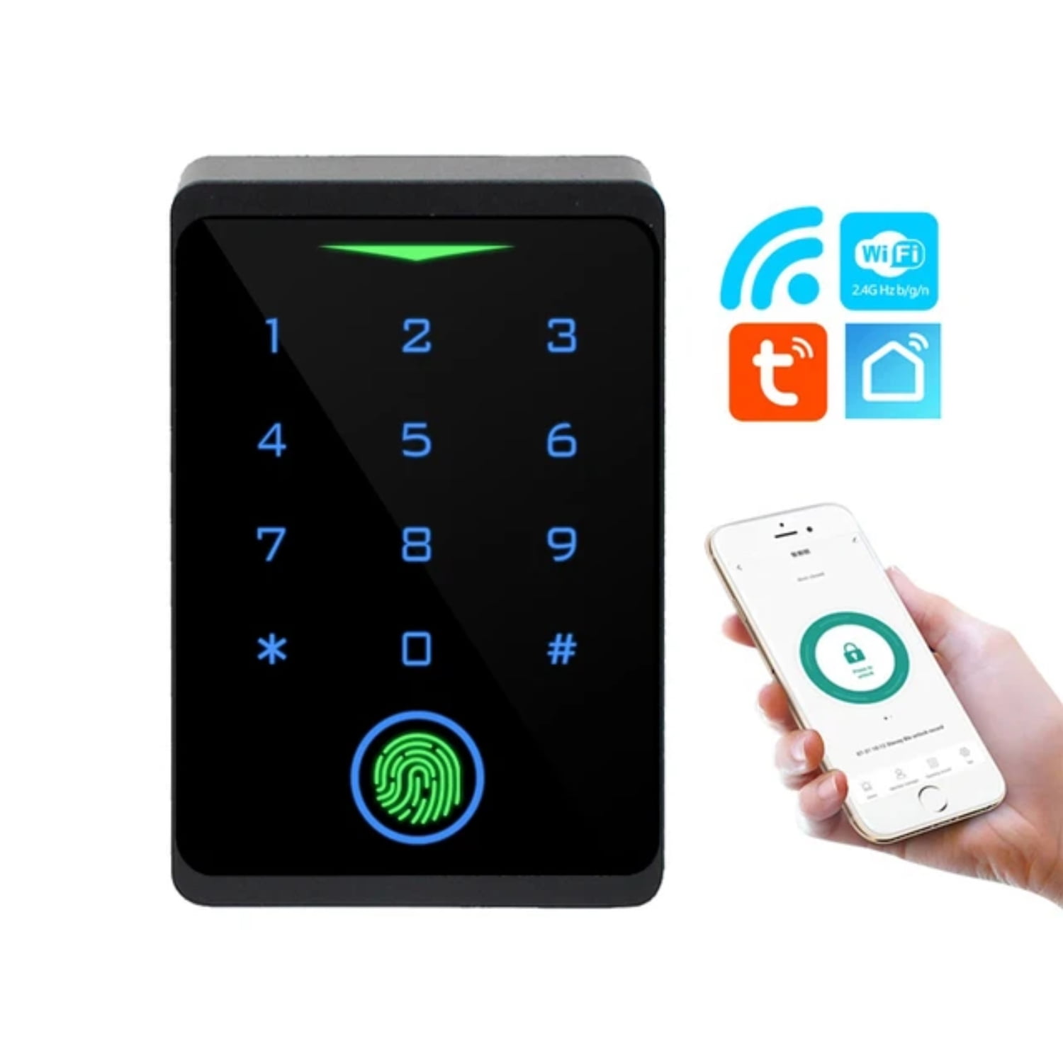 High-Quality Enhanced Biometric Fingerprint and RFID Standalone Door ...