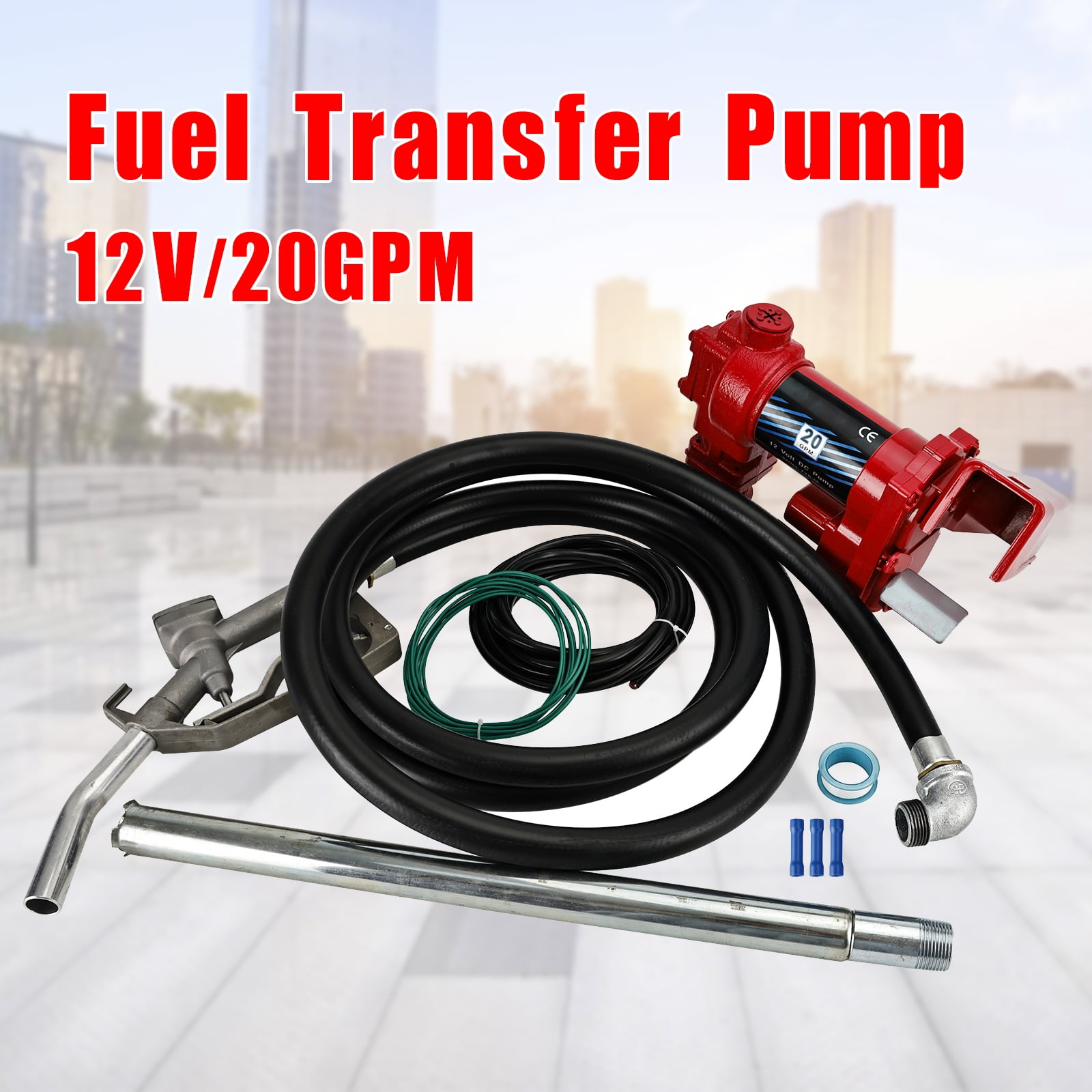 High Quality Fuel Transfer Pump 12Volt 20 GPM Diesel Gas Gasoline ...