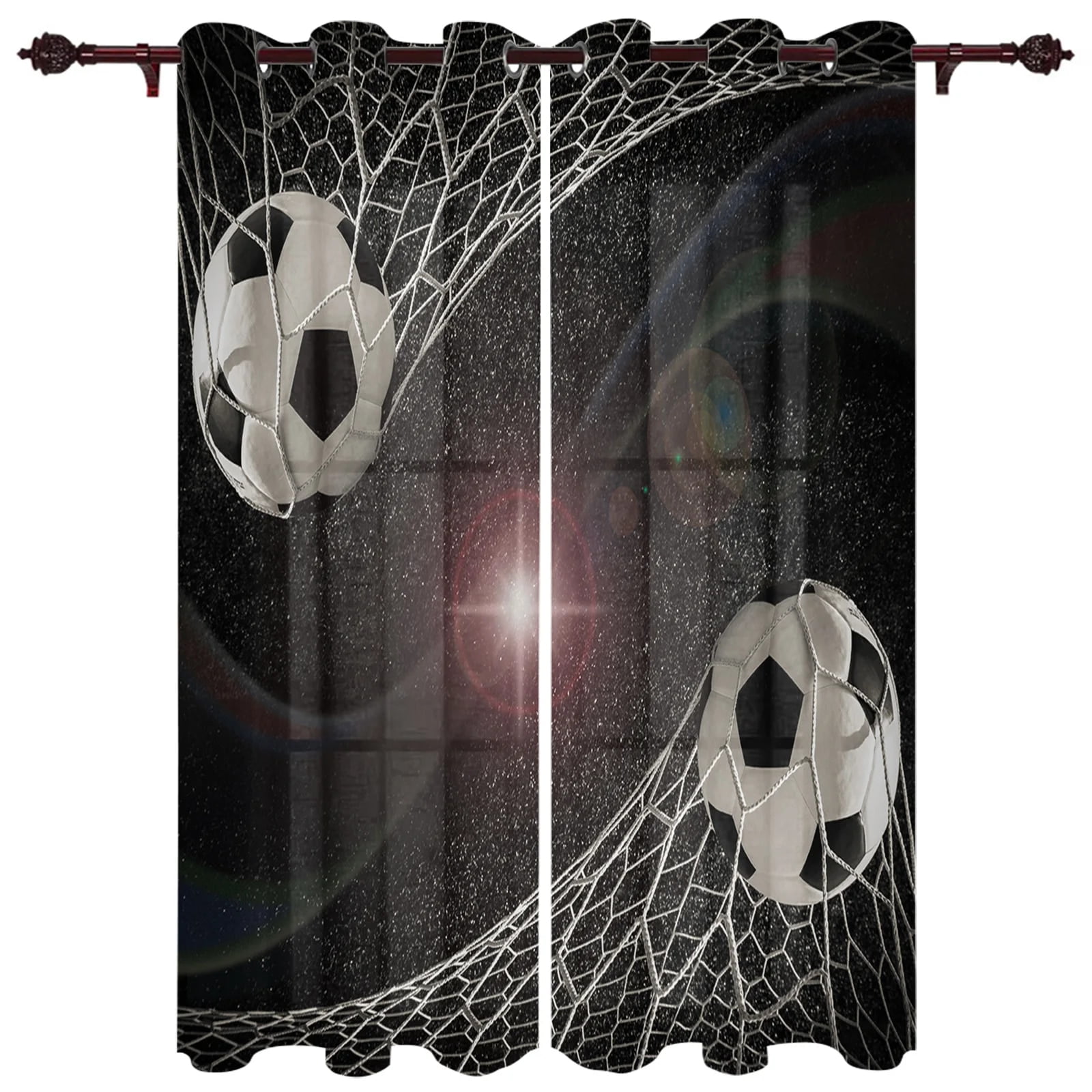 High Quality Home Curtains Football Stadium Lights Living Room Bedroom ...