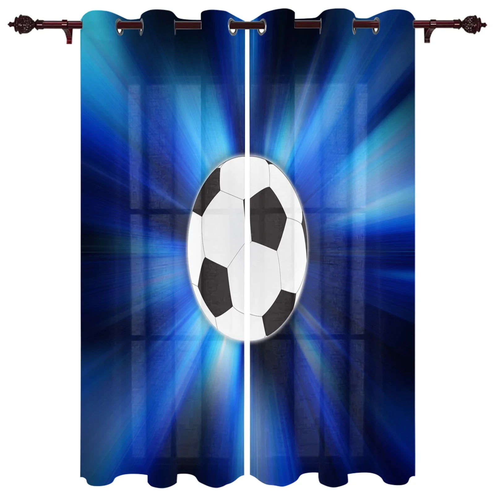 High Quality Home Curtains Football Stadium Lights Living Room Bedroom ...
