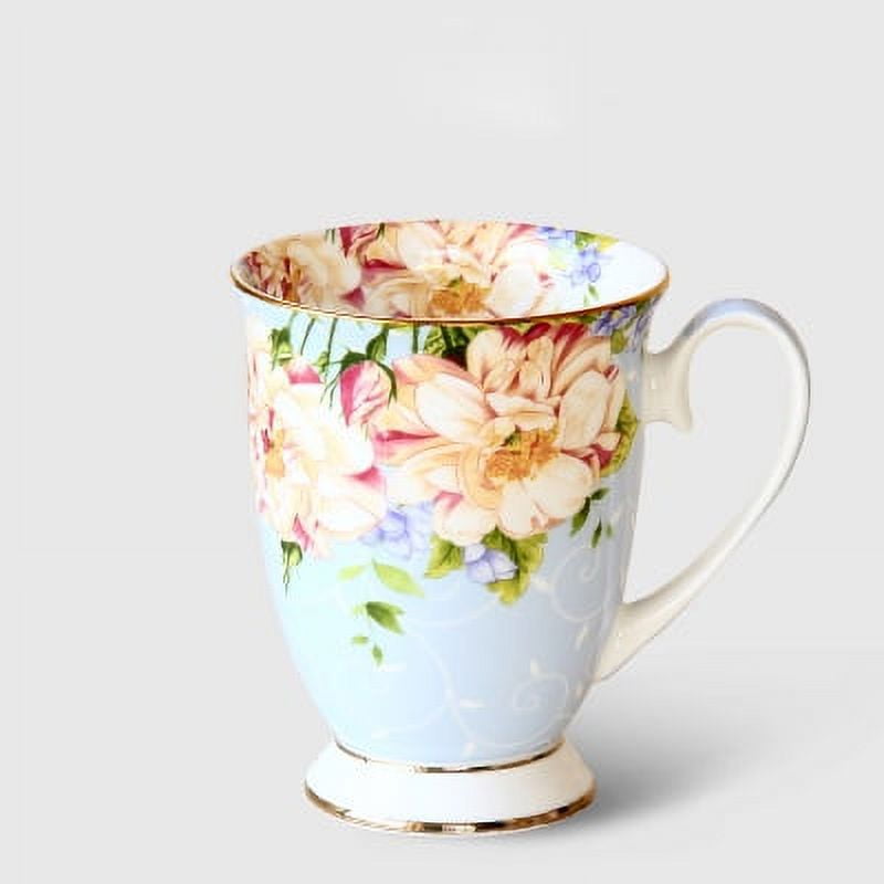 High Quality Ivory Porcelain Elegant Coffee Cup Ceramic Mugs Luxury ...