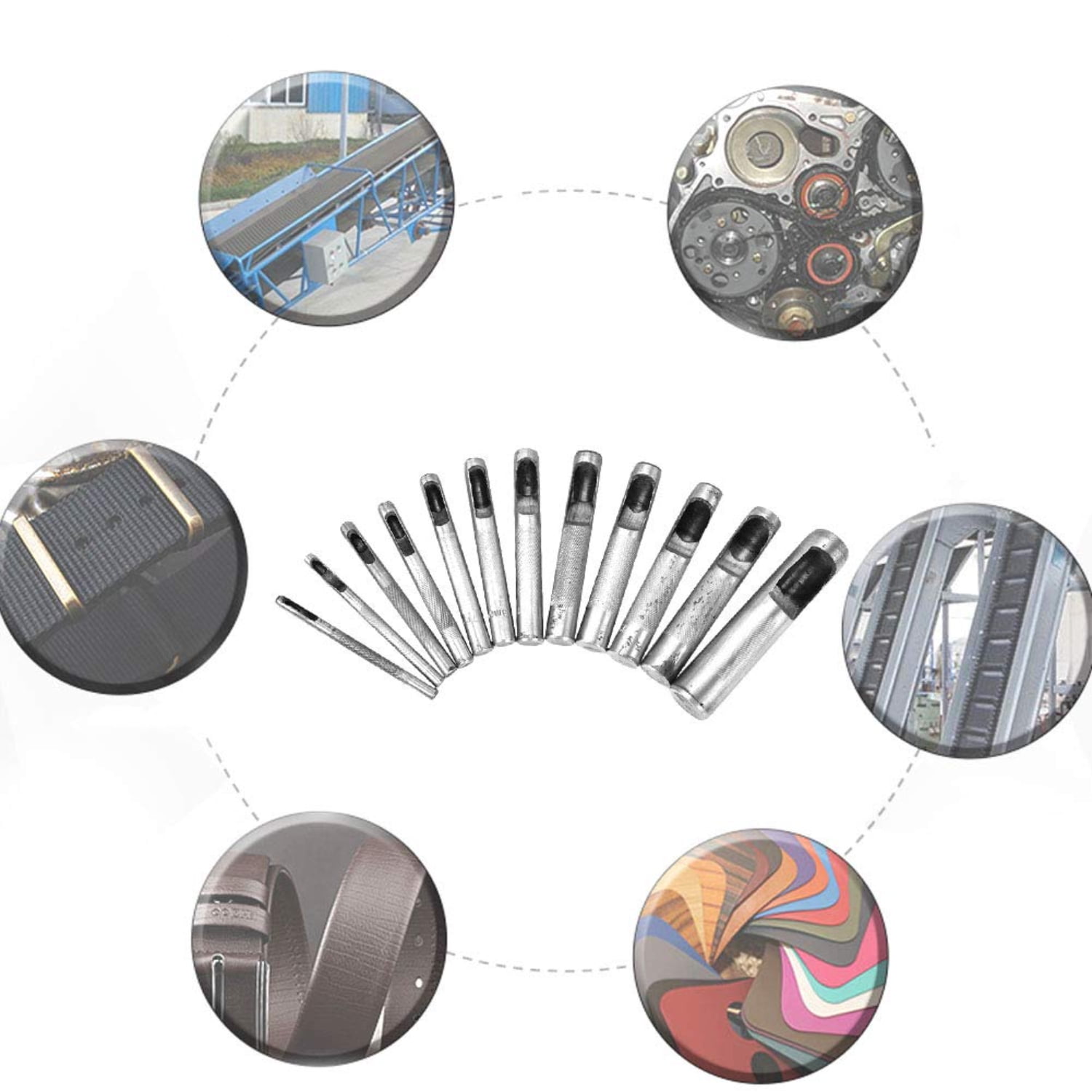 High-Quality Luxurious Complete Set of Hollow Leather Crafting Tools ...