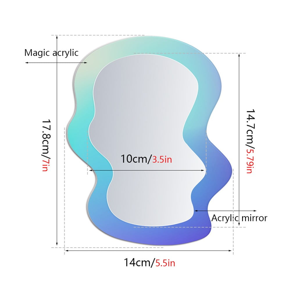 High Quality Magnetic Locker Mirror Portable Rectangular Hanging Mirror ...