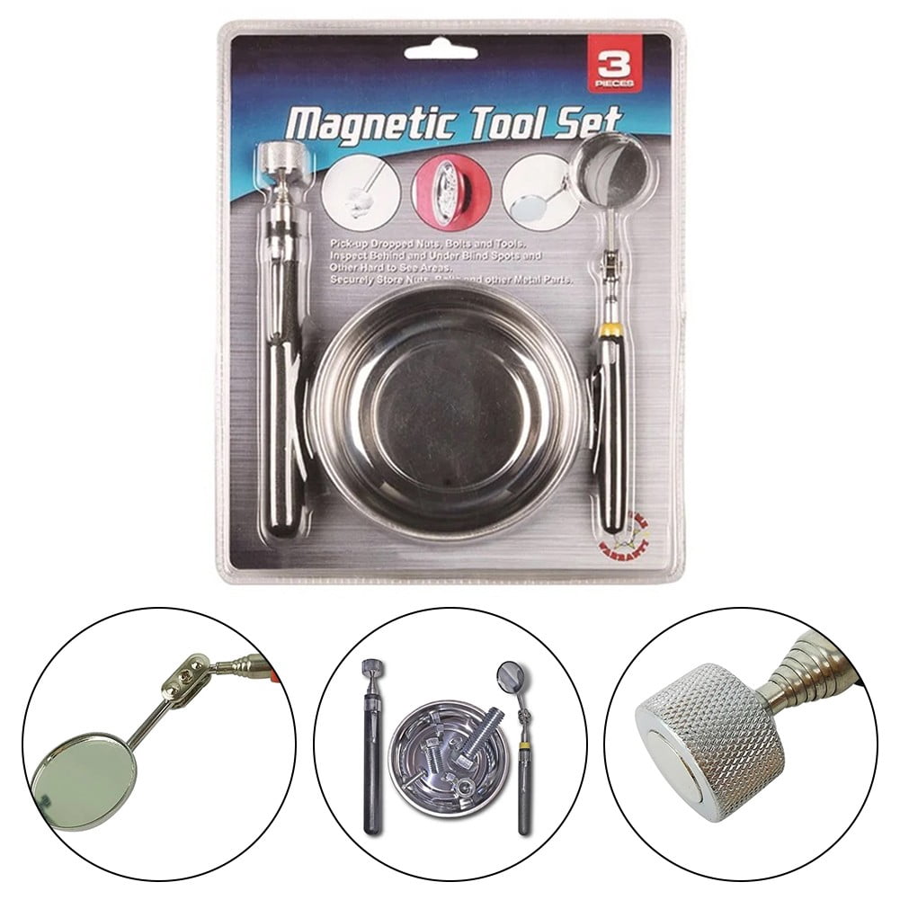 High-Quality Magnetic Metal Parts Tray Bowl Set for Garage Storage ...