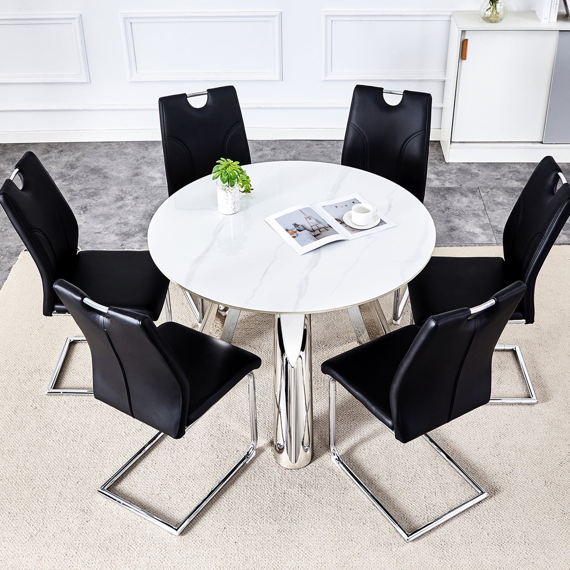 High - Quality Materials & Anti - slip Feet - Reliable Dining Set for ...