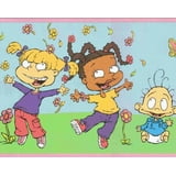 High Quality New Pre Pasted Border Pattern Number- NICKELODEON RUGRATS ...