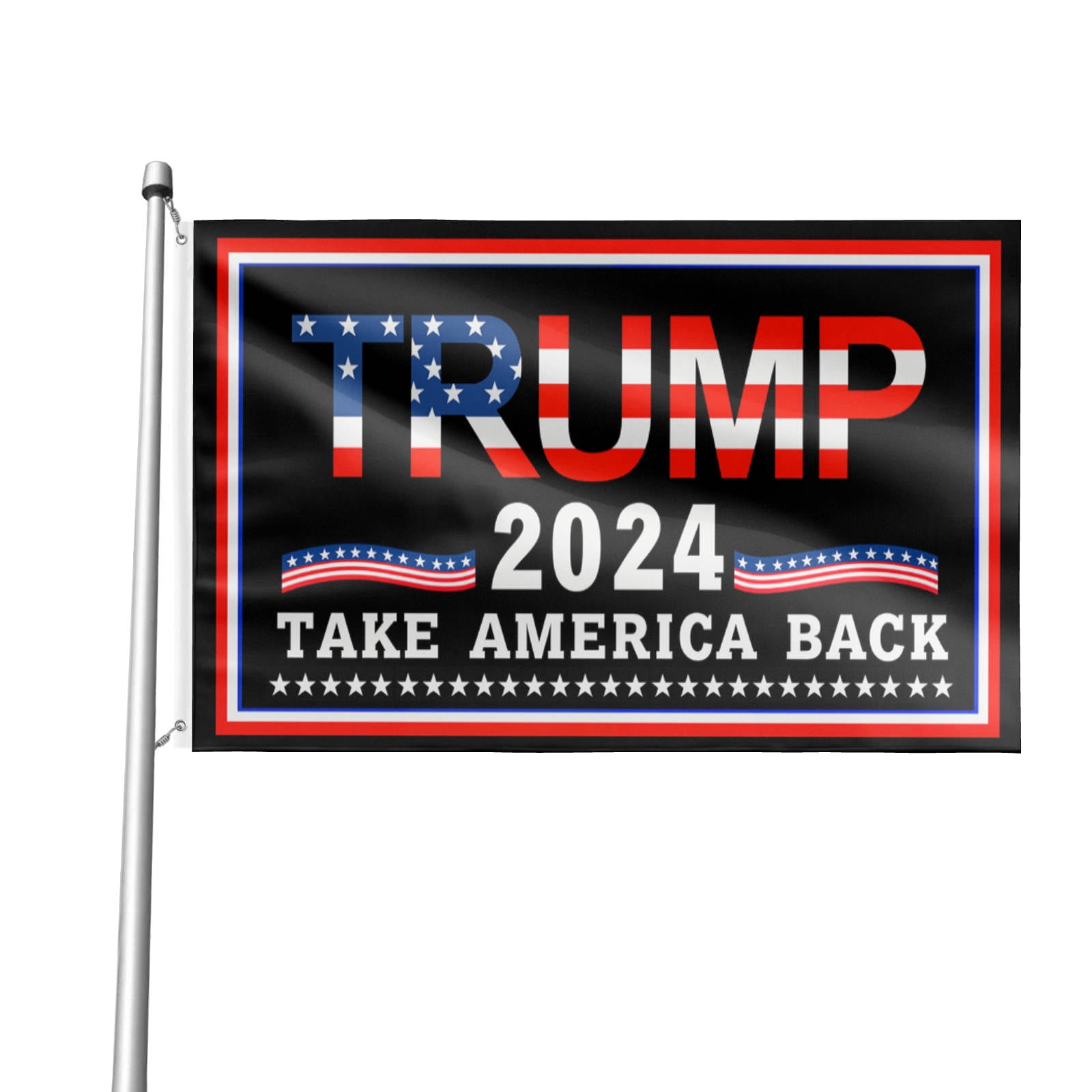 High-Quality Outdoor Flag - TRUMP 2024, Take America Back Polyester ...