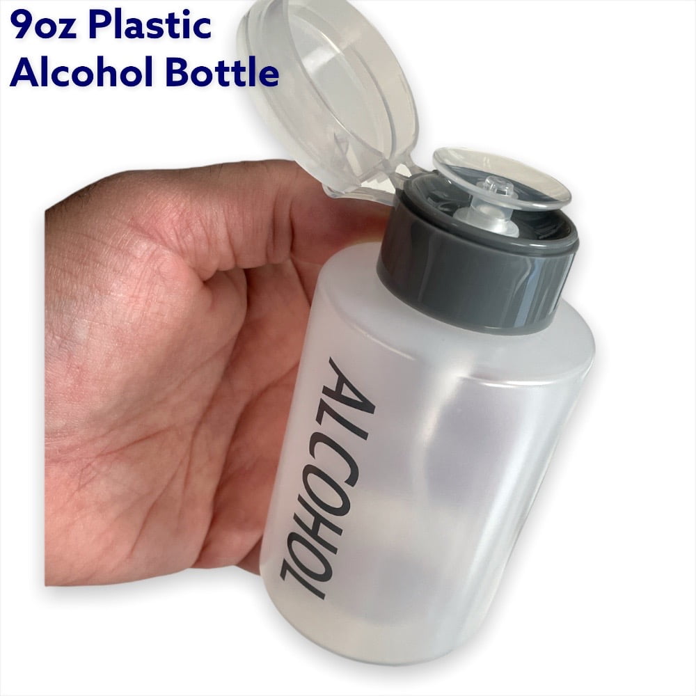 High Quality Plastic Alcohol Bottle 9oz with Imprint Easy Squeeze with ...