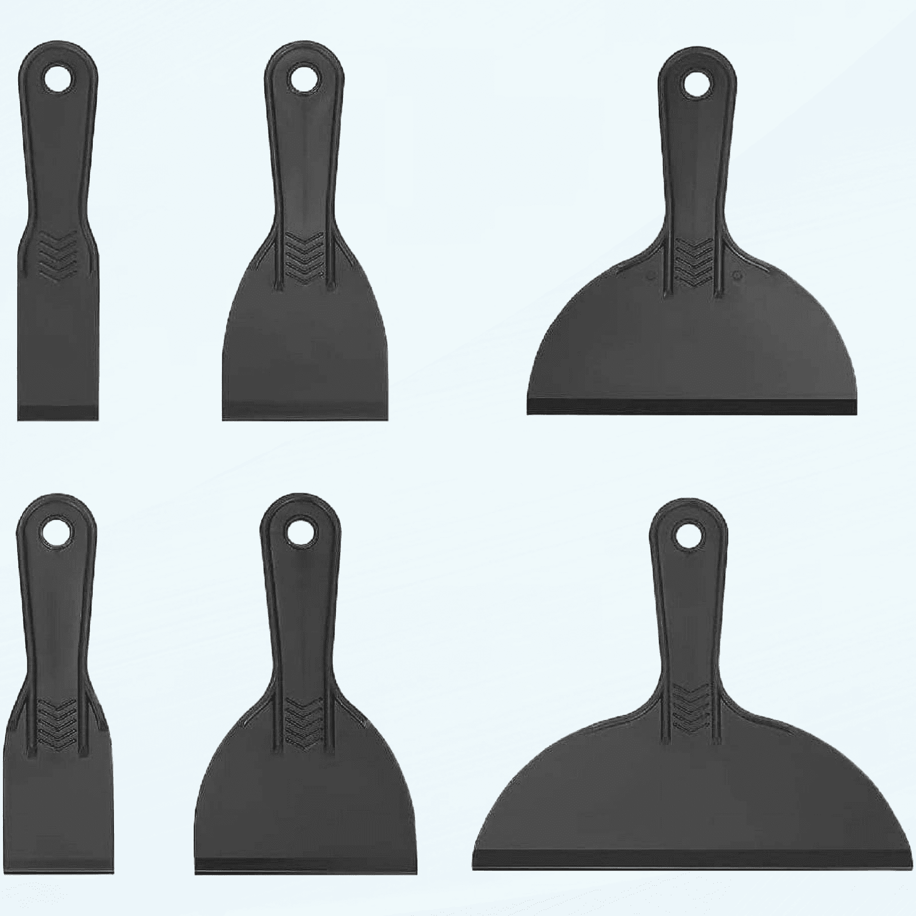 High-Quality Plastic Putty Set 6Pieces Wall Putty Filler Spatula ...