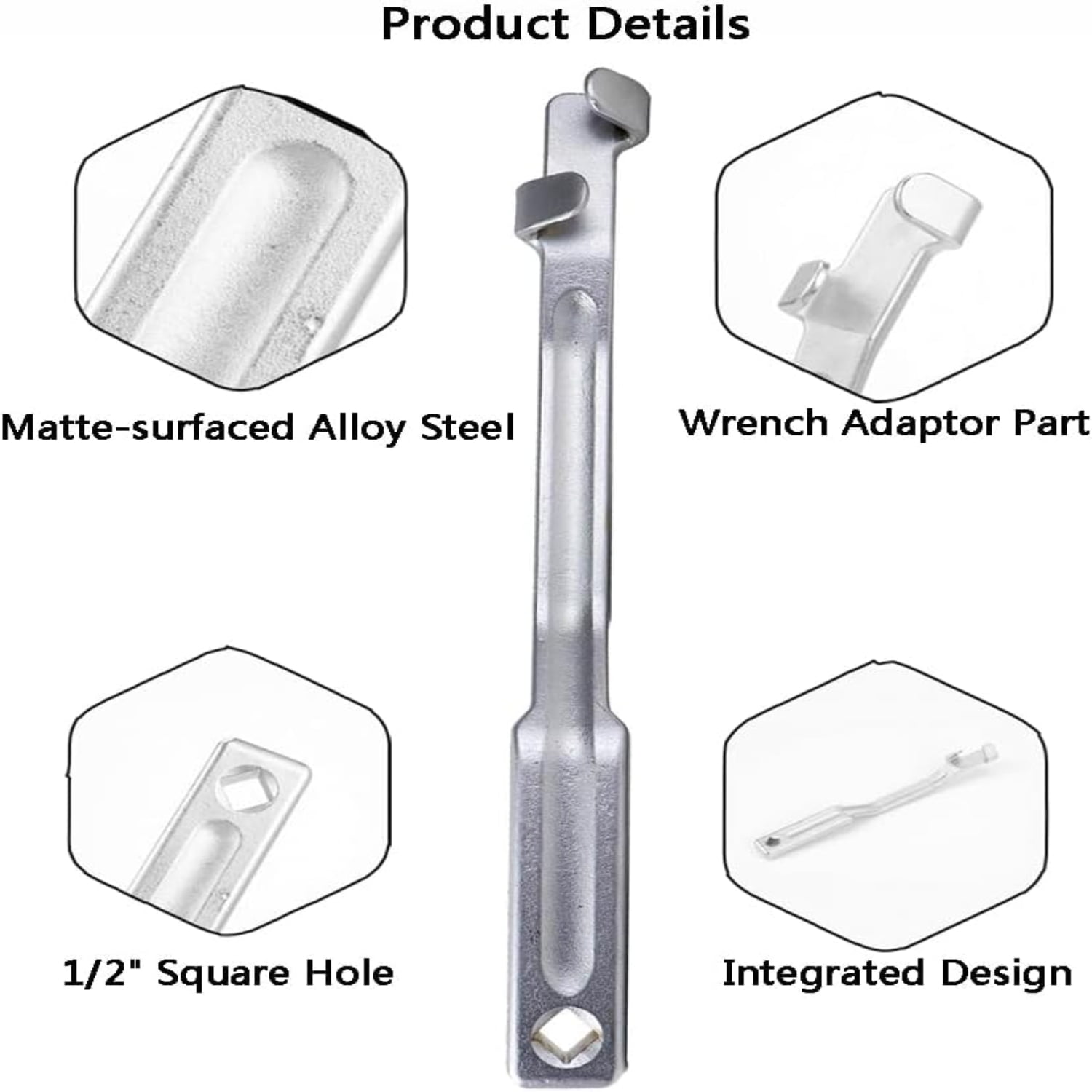 High-Quality Professional 15-Inch Long Wrench Extender Tool with 1/2 ...