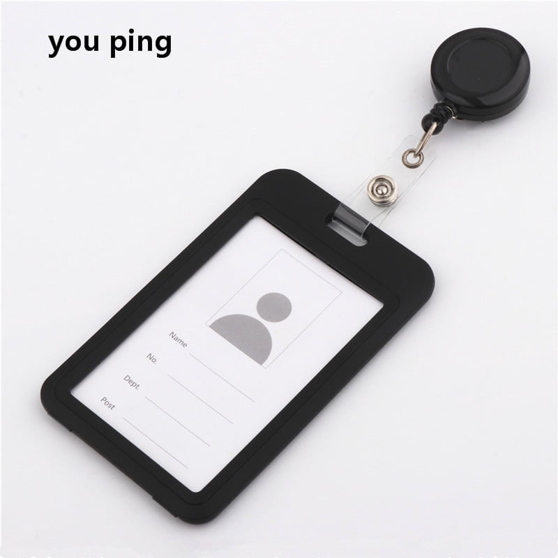 High Quality Retractable Pull Badge Holder with 12 Colour Card Cover ...
