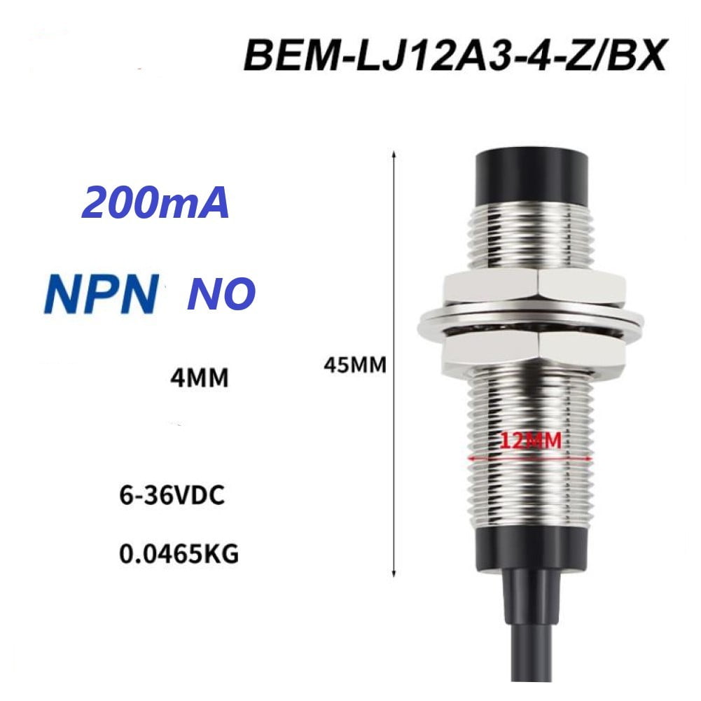 High Quality Sensor Switch Detection Switch Cylindrical DC 3-wire Type ...