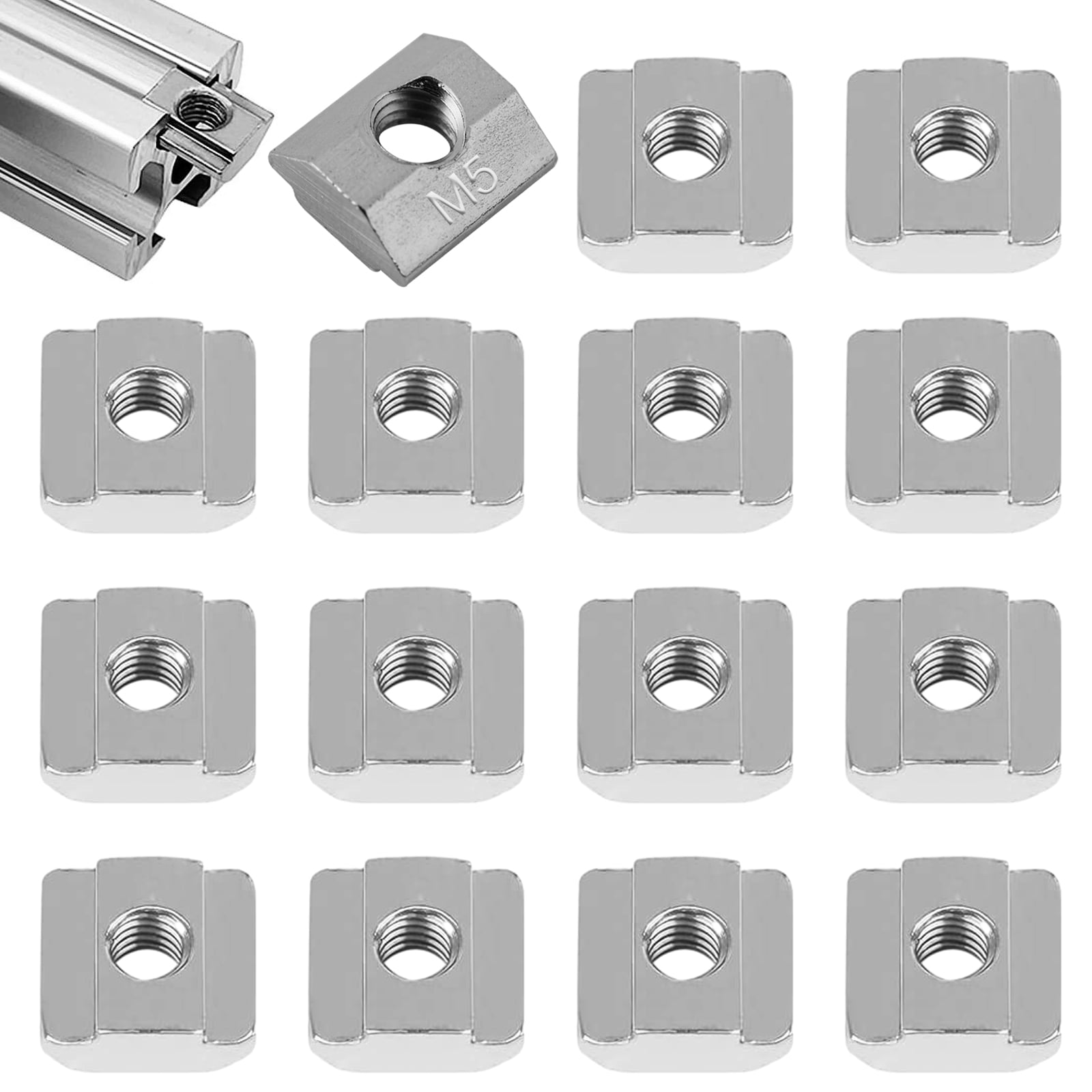 High-Quality Sliding T Nuts for Aluminum Extrusion Profile, Nickel ...