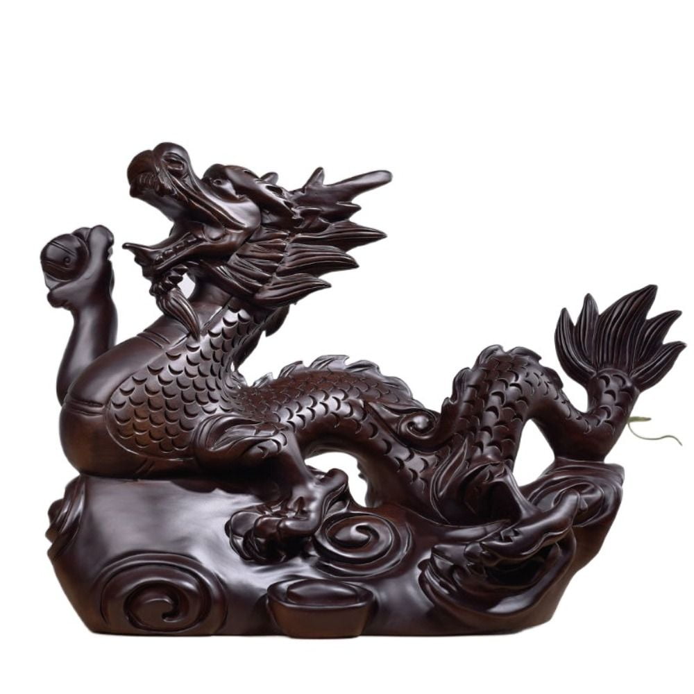 High Quality Small Carved 4 inches Zodiac Dragon Gift Chinese Feng Shui ...