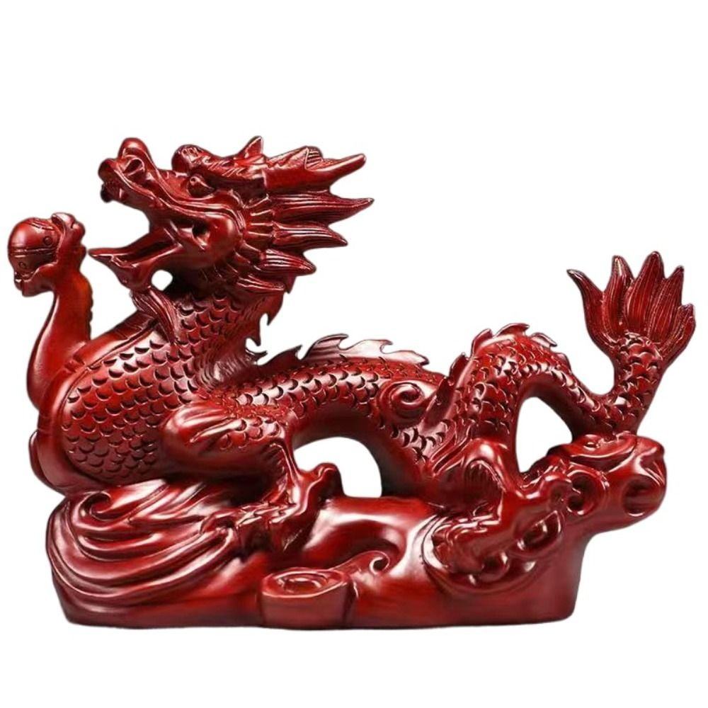 High Quality Small Carved 4 inches Zodiac Dragon Gift Chinese Feng Shui ...