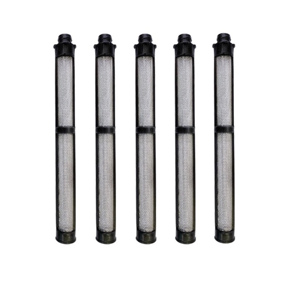 High-Quality Stainless Steel Airless Spray Filters 5 Pack 60 Mesh Black ...