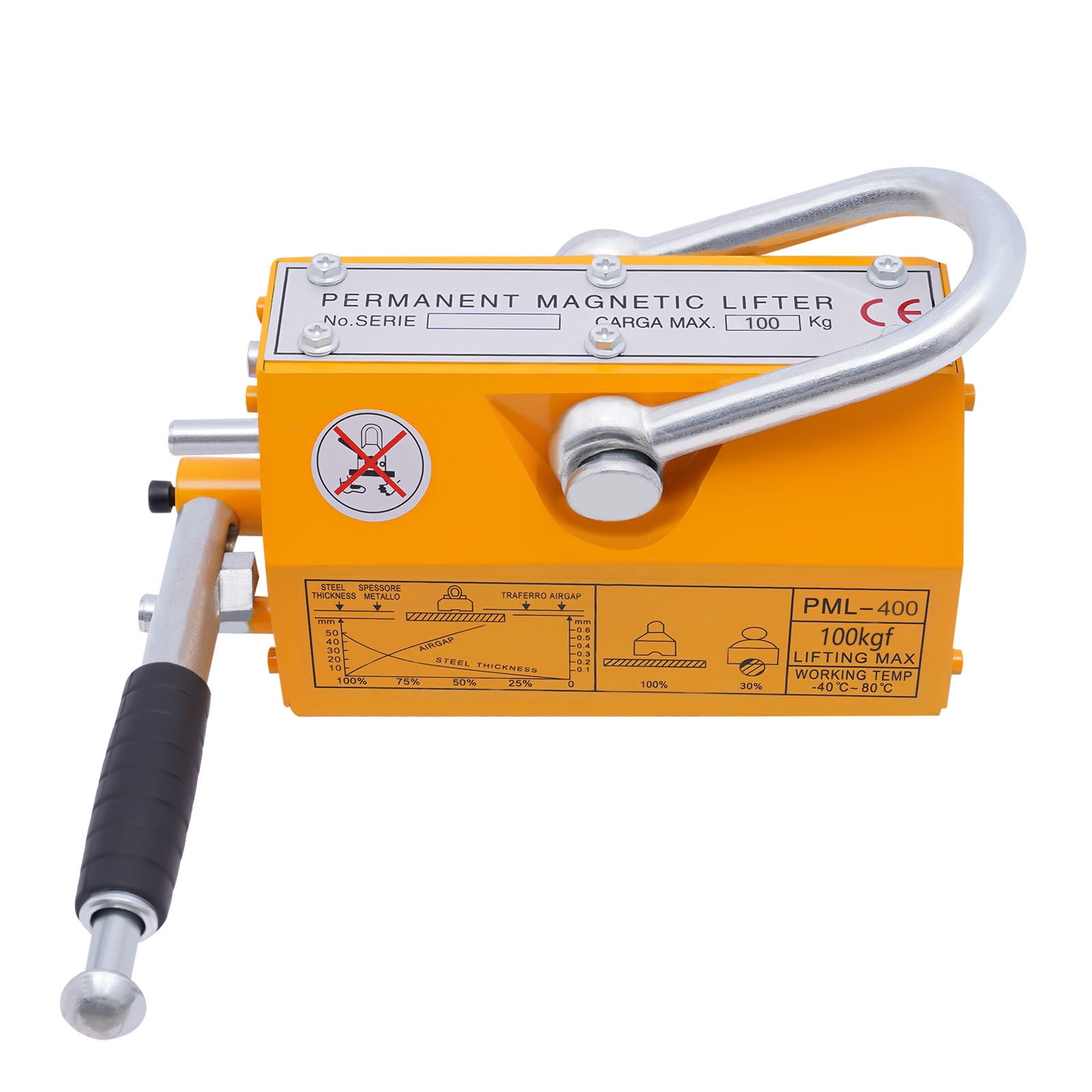 High-Quality Steel Magnetic Lifter with Rubber Anti-Slip Handle, Anti ...