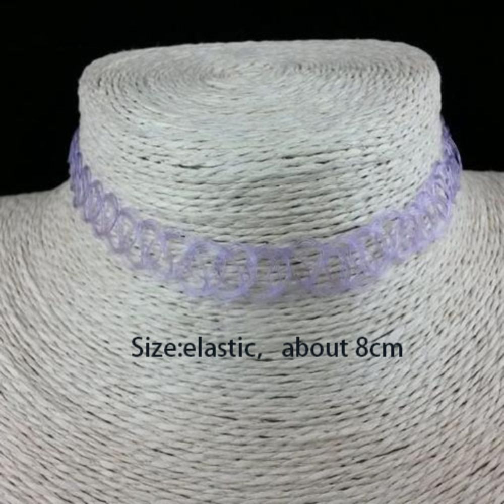 High Quality Stretch Braided Fish Thread Tattoo Choker Choker Necklace Retro Necklace Vintage ...
