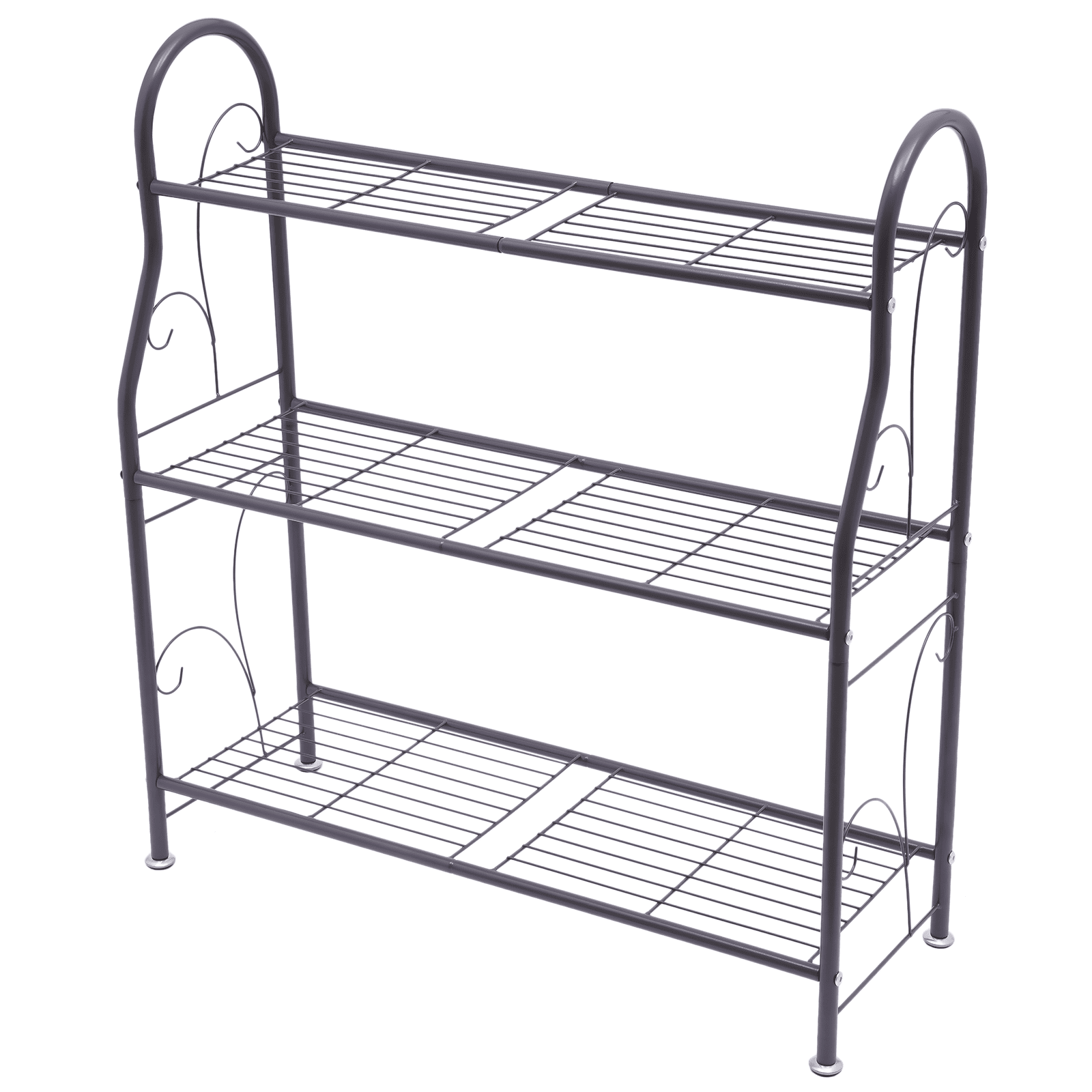 High-Quality Three-Tier Metal Plant Stand, Iron Construction, 25kg ...