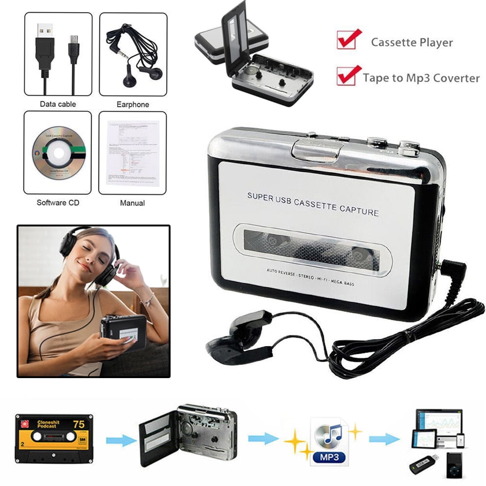 High-Quality USB Cassette Capture Device - Convert Tapes to MP3 ...