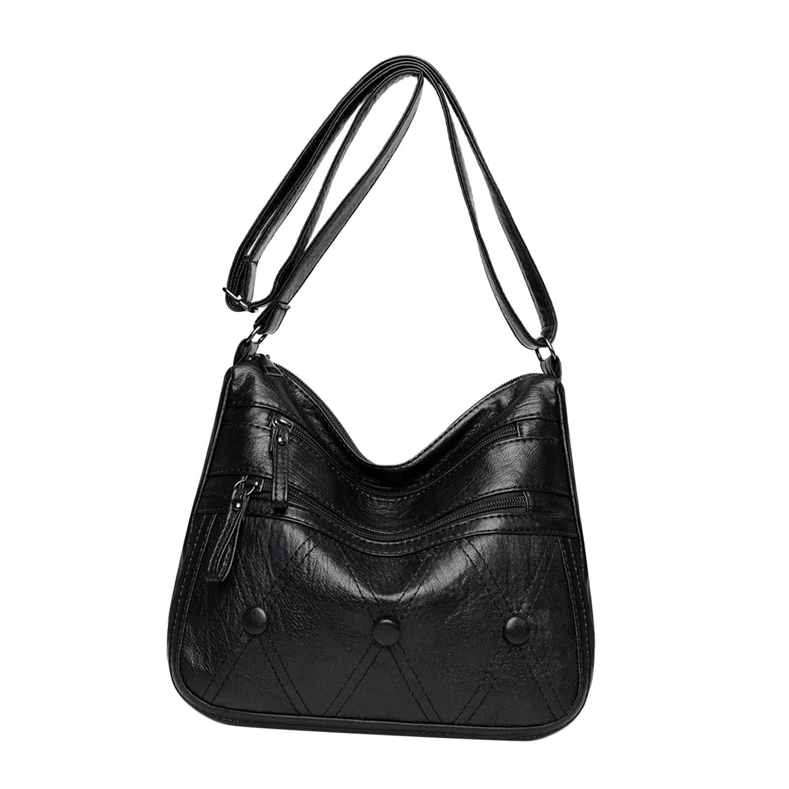 High Quality Women Shoulder Bag Soft PU Leather Adjustable Shoulder ...