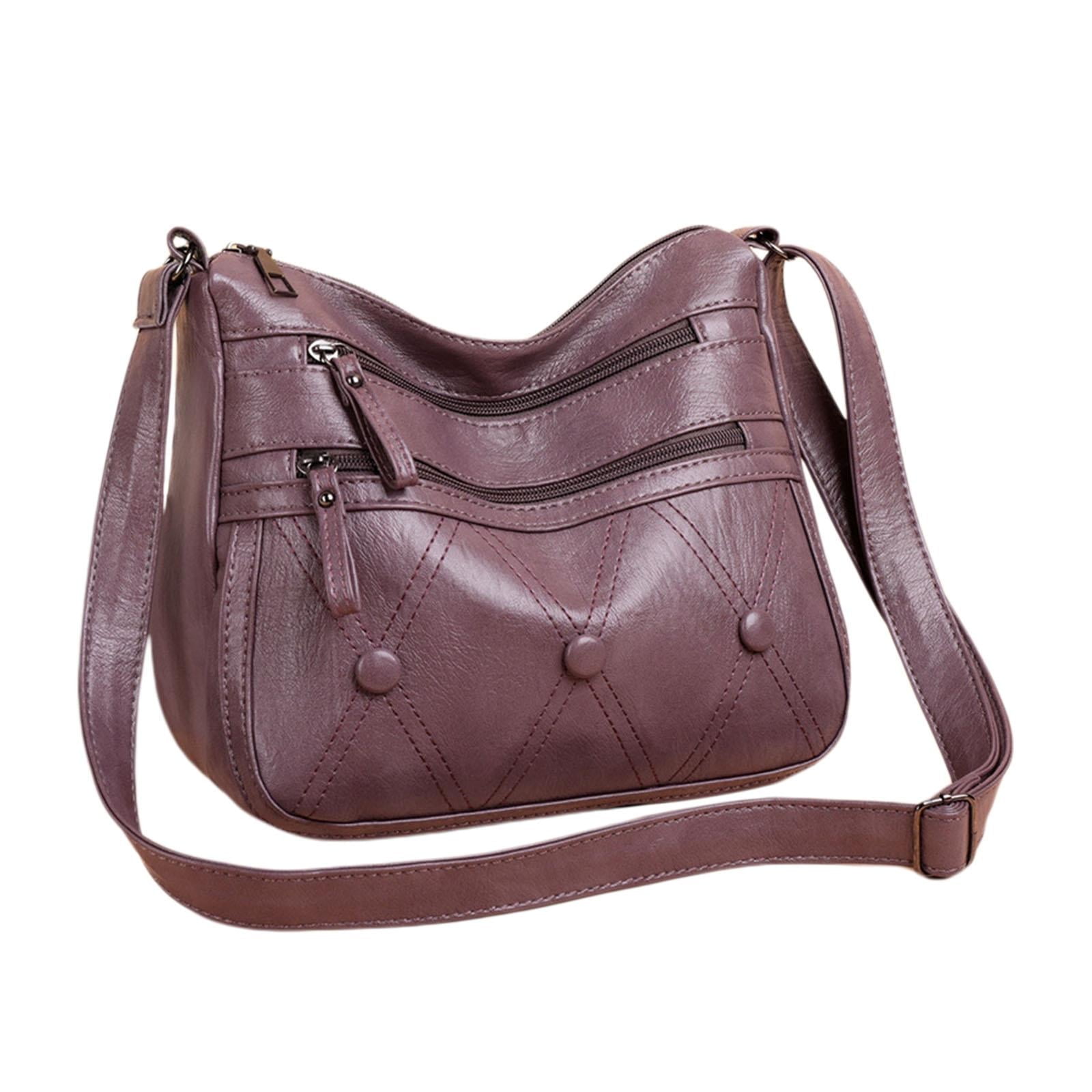 High Quality Women Shoulder Bag Soft PU Leather Adjustable Shoulder ...