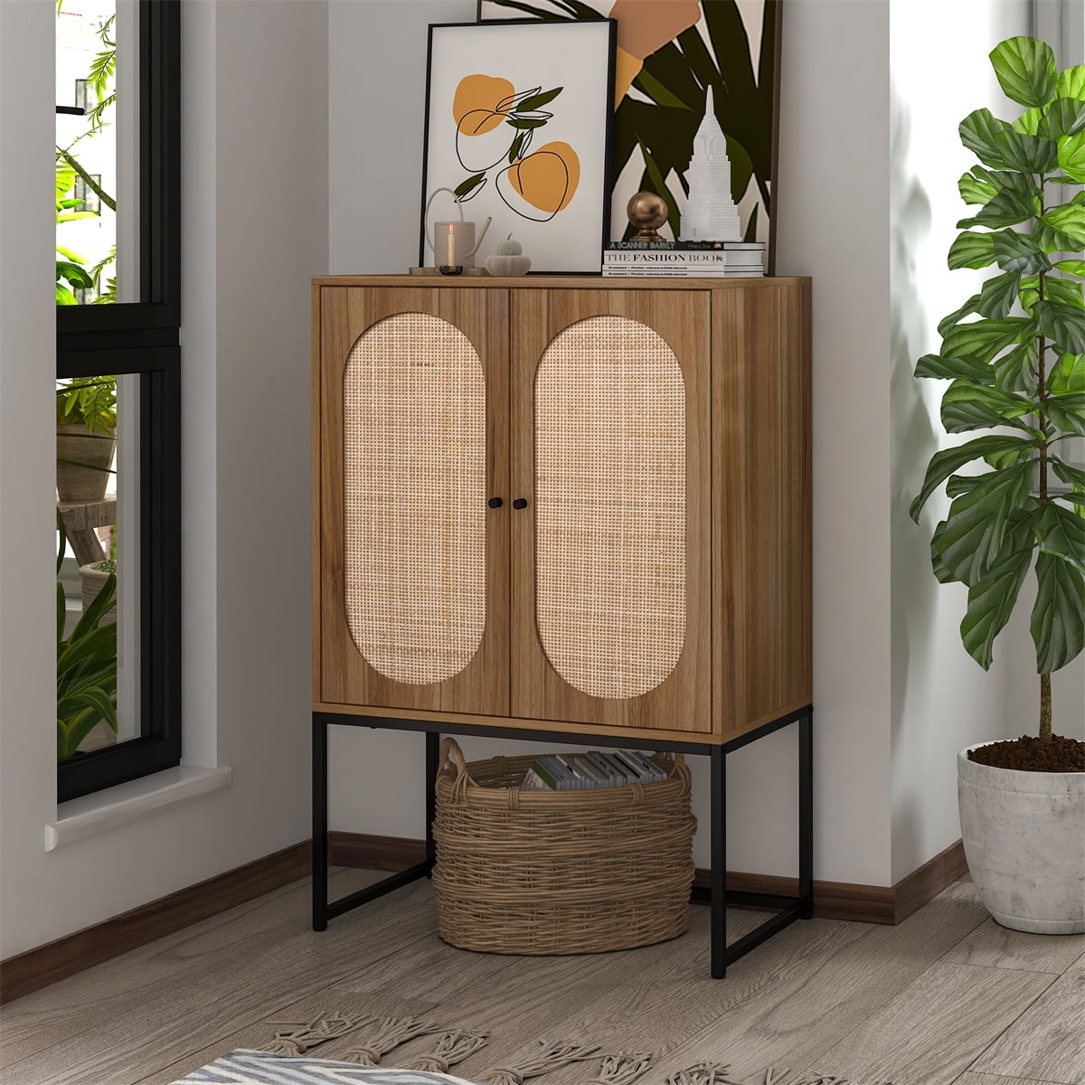 H&m rattan sideboard store