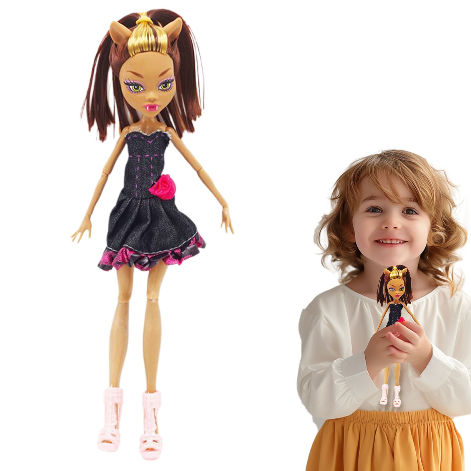 High Reproduction Doll Wearing Original Fashion & Shoes With Pet Doll ...