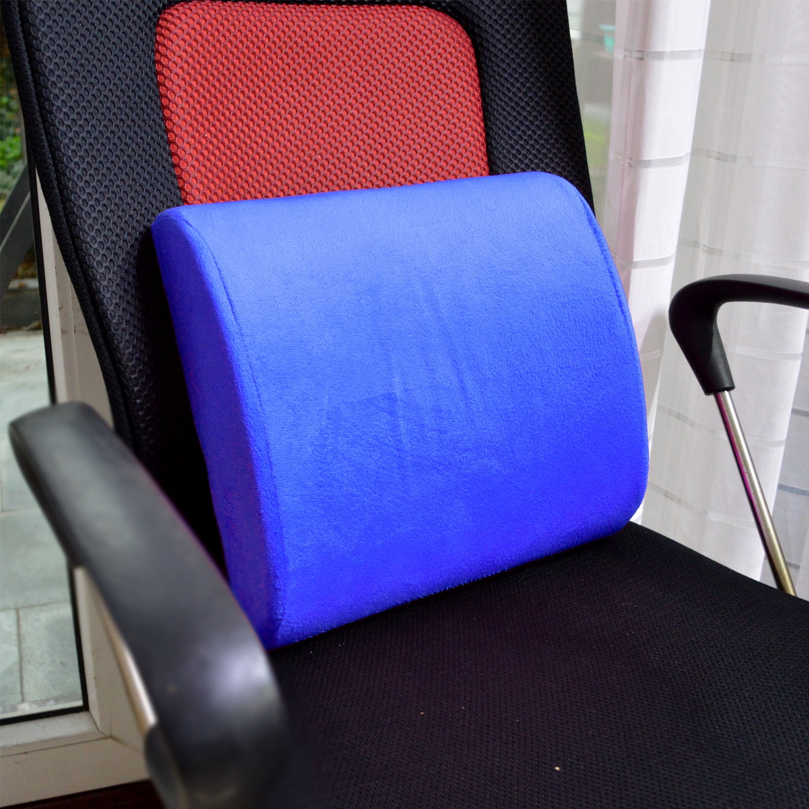 High Resilience Premium Memory Foam Lumbar Back Support Pillow Sciatica ...