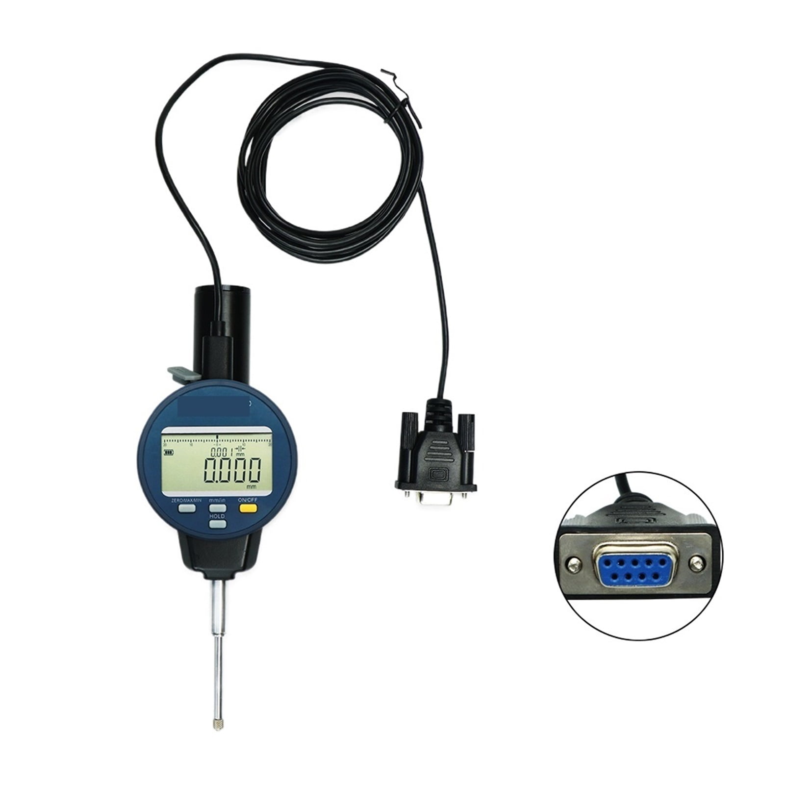 High Resolution 5m Electronic Digital Dial Indicator 0-25.4mm Digital ...