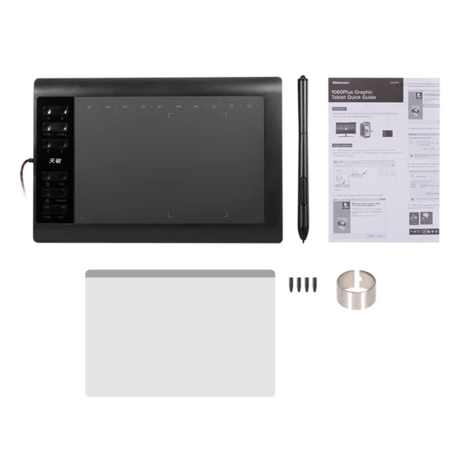 High Resolution Exclusive 10moons 1060 Plus Graphic Tablet for Precise ...