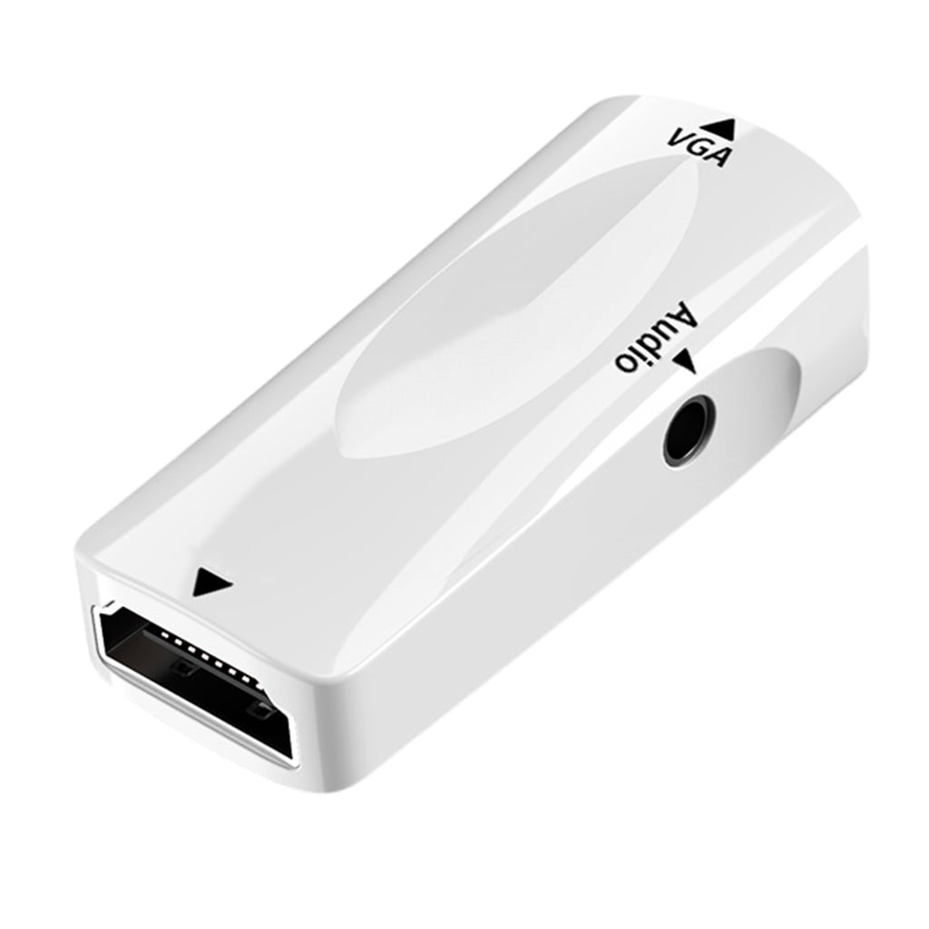 High Resolution HDTV to VGA Adapter with3.5mm Port Supports 1080p for ...