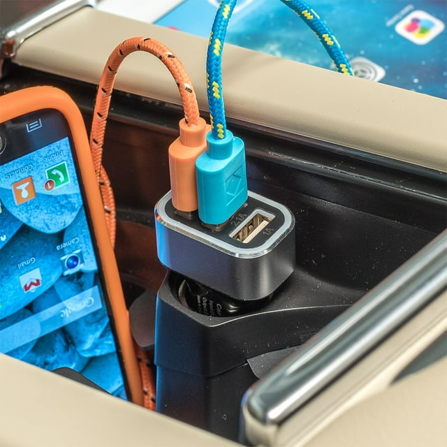 High Road 5A Triple USB Car Charger - Walmart.com
