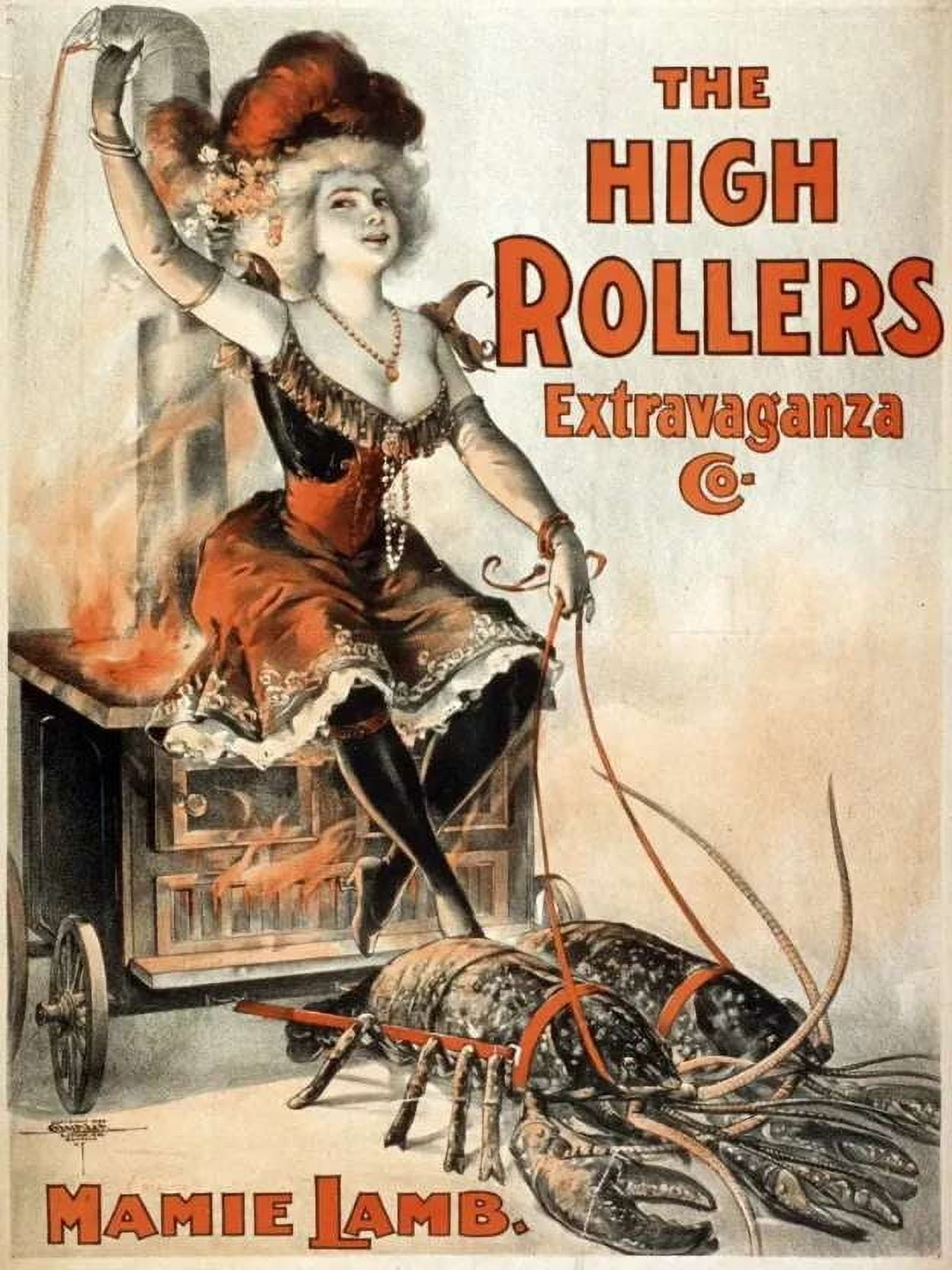 High Rollers Extravaganza Decorative Poster. Fine Art Wall Interior ...