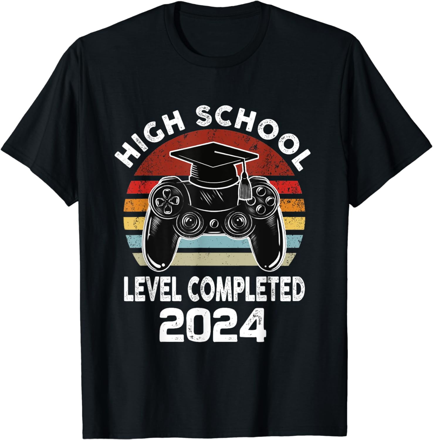 High School 2024 Game-r Play-er, Graduation Ceremony Student Cotton T ...