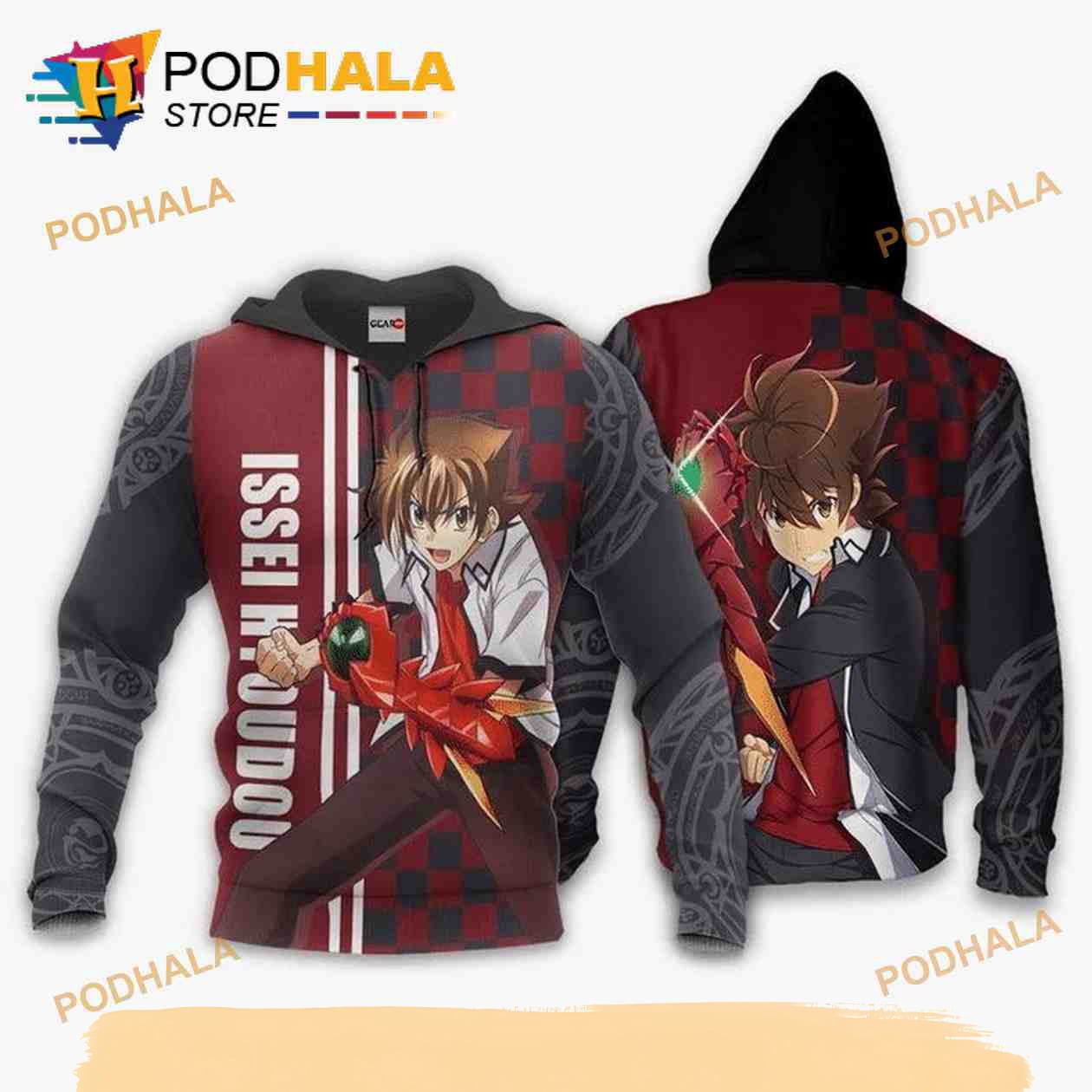 High School Dxd Issei Hyoudou Anime Manga 3D Hoodie, Christmas Gifts ...