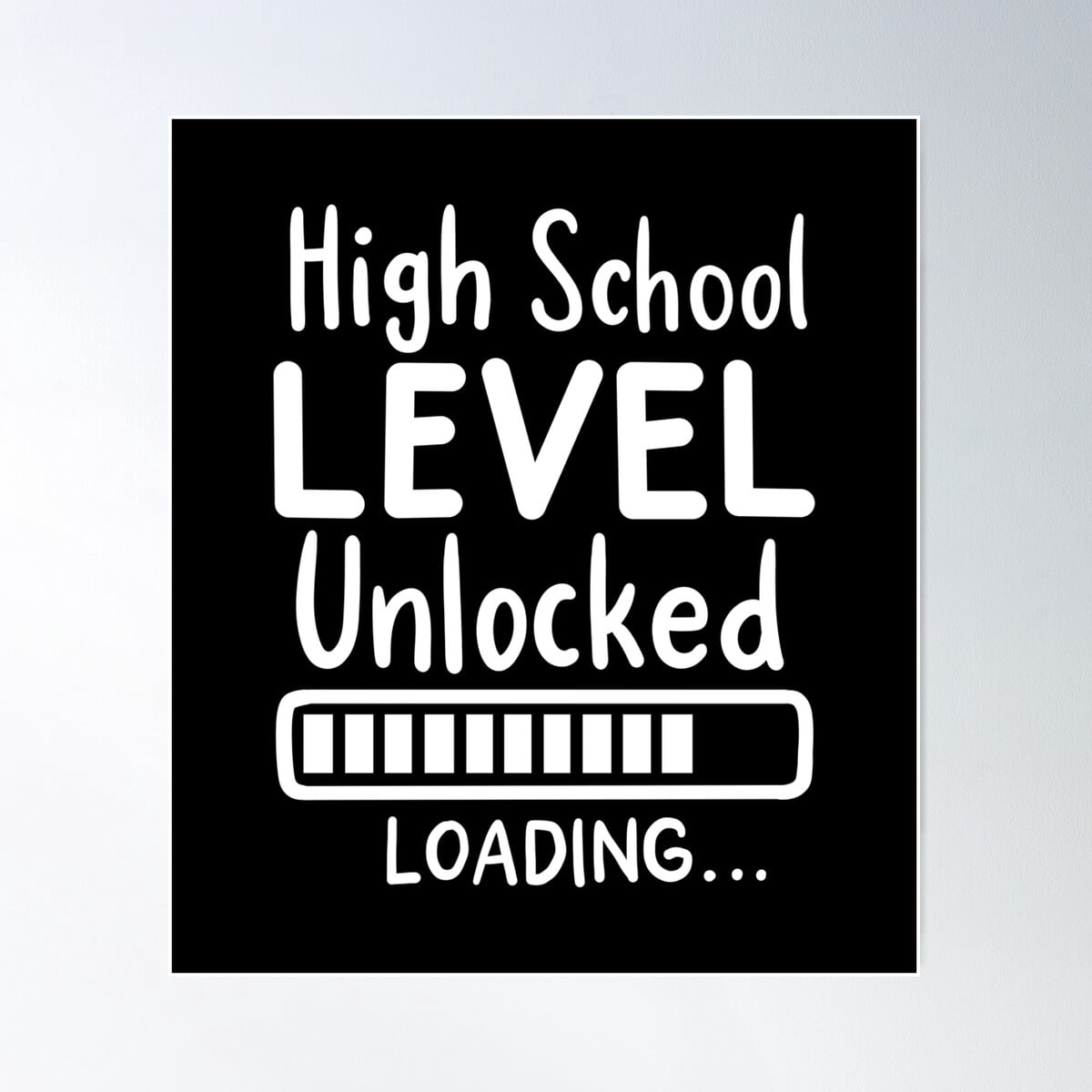 High School Level Unlocked Graduation Gift For Graduates Poster Wall ...