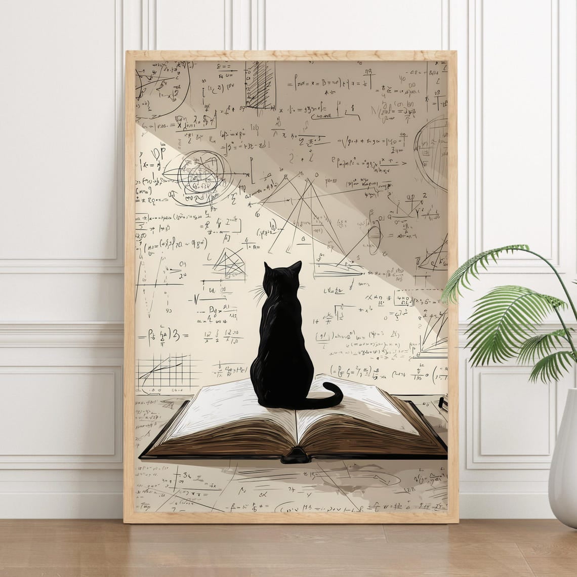 High School Math Classroom Decor Science Cat Lovers Middle School Wall ...