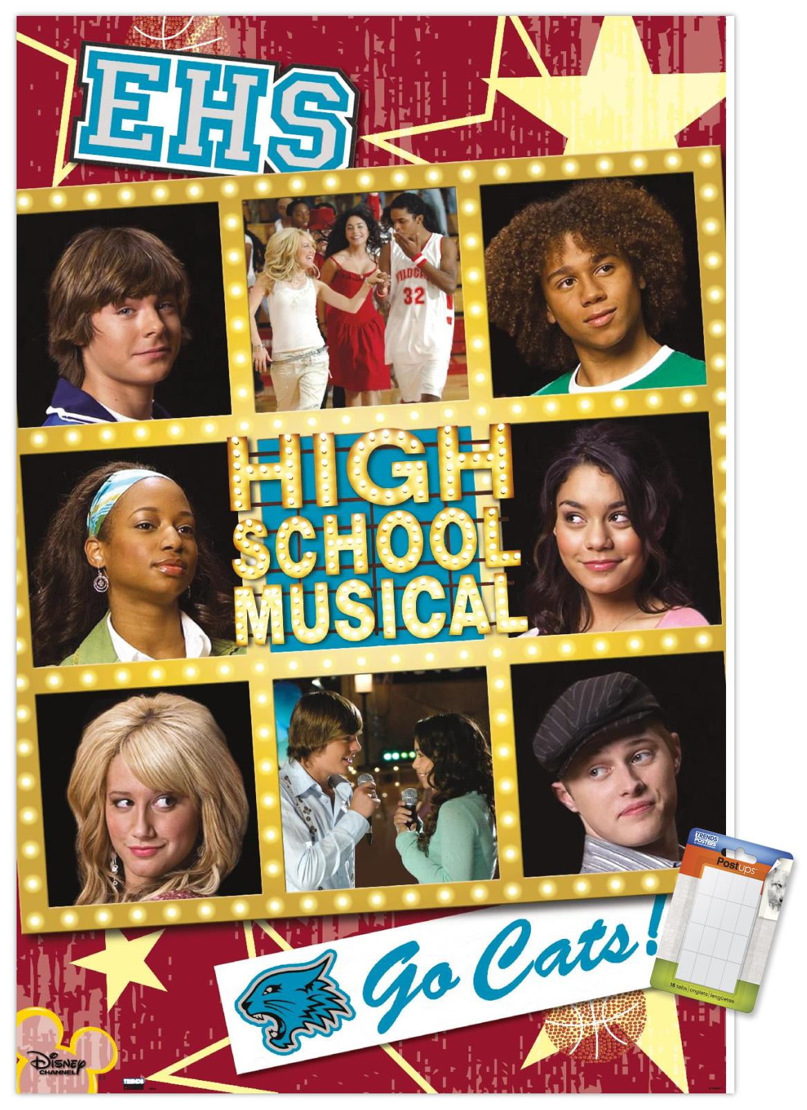 High School Musical - Grid Wall Poster, 14.725" x 22.375" - Walmart.com