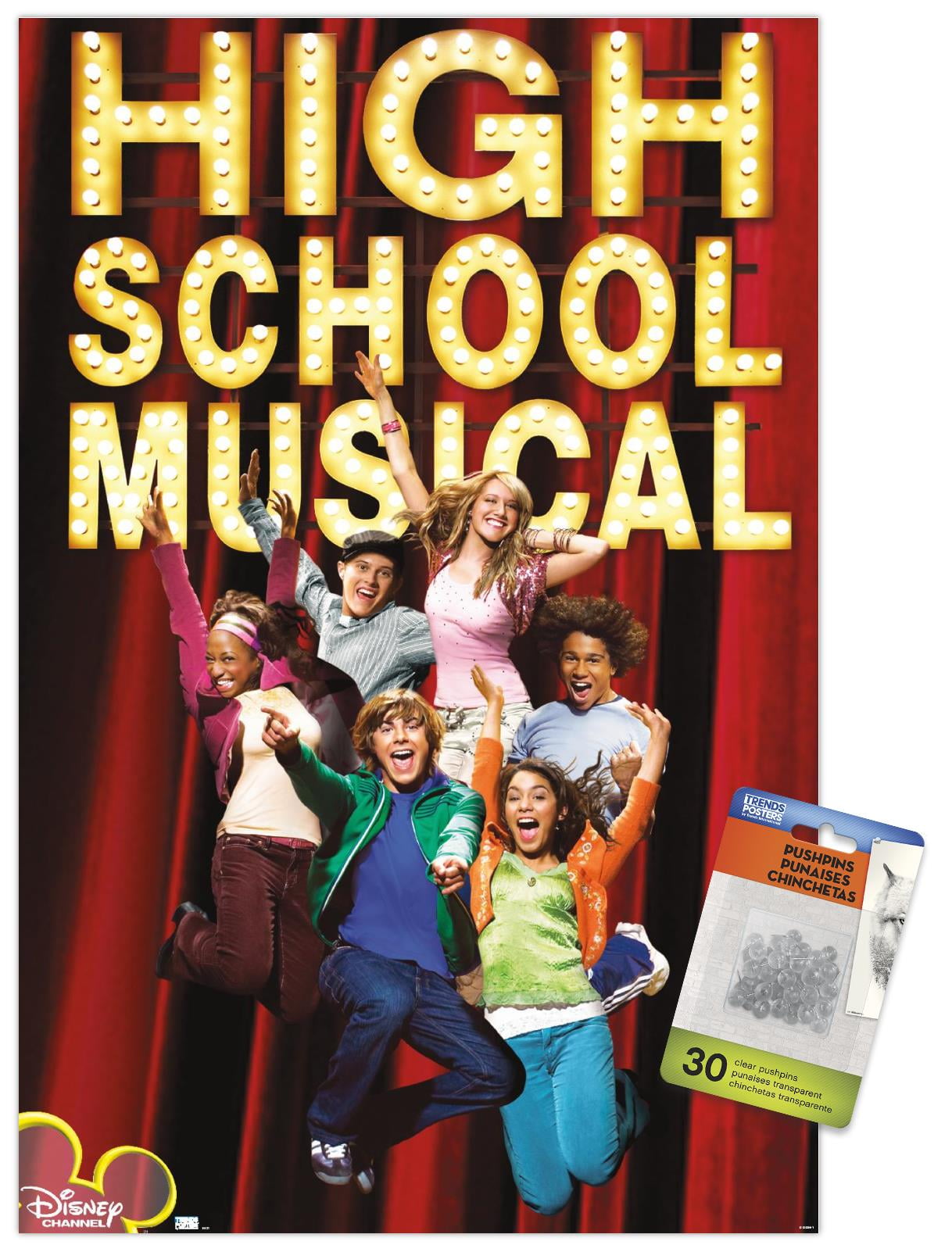 High School Musical - Logo Wall Poster with Push Pins, 14.725" x 22.375 ...