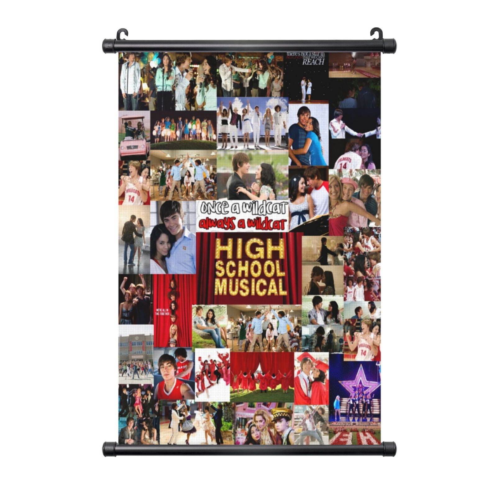 High School Musical Posters Wall Hanging Black Plastic Shaft Poster ...