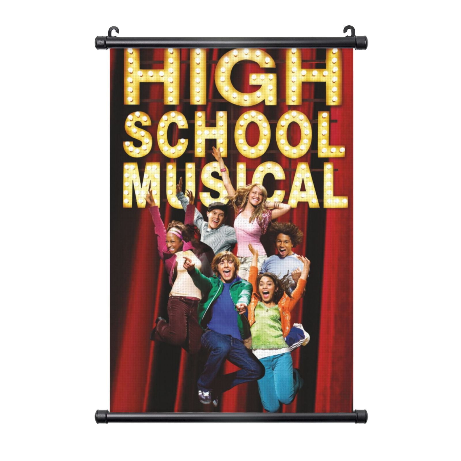 High School Musical Posters Wall Hanging Black Plastic Shaft Poster ...