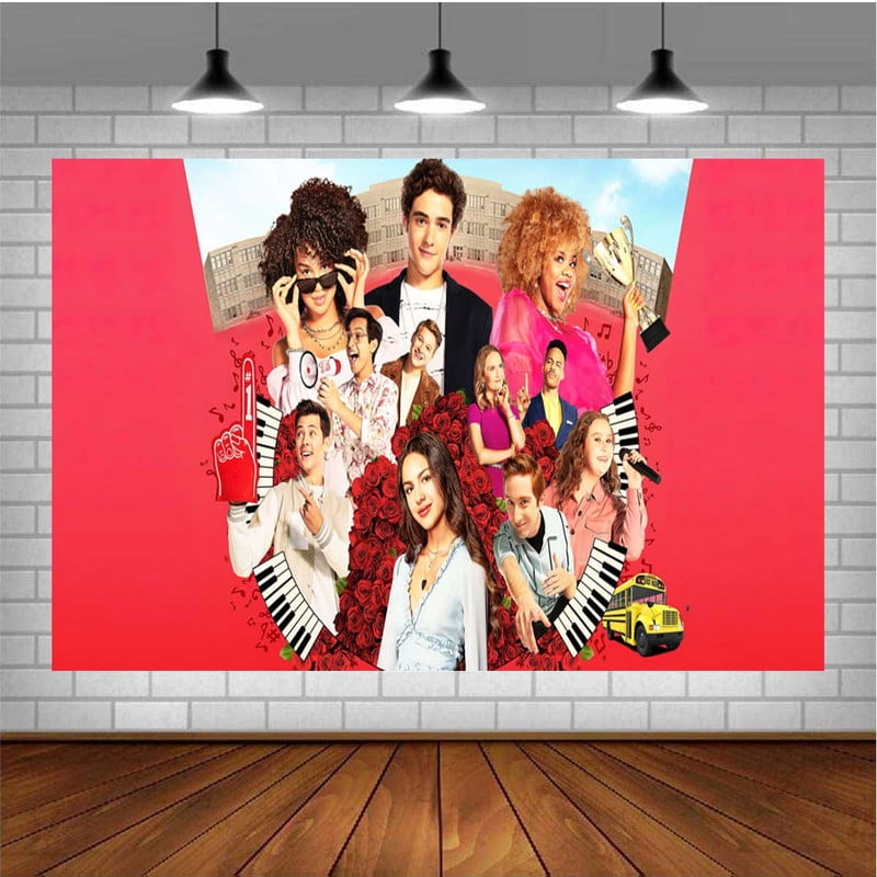 High School Musical Taspestry Post Banner Backdrop Background Wall ...
