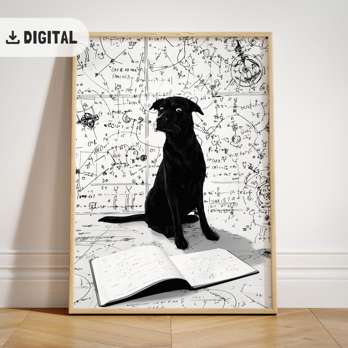 High School Science Classroom Decoration Middle School Art Poster Dog ...