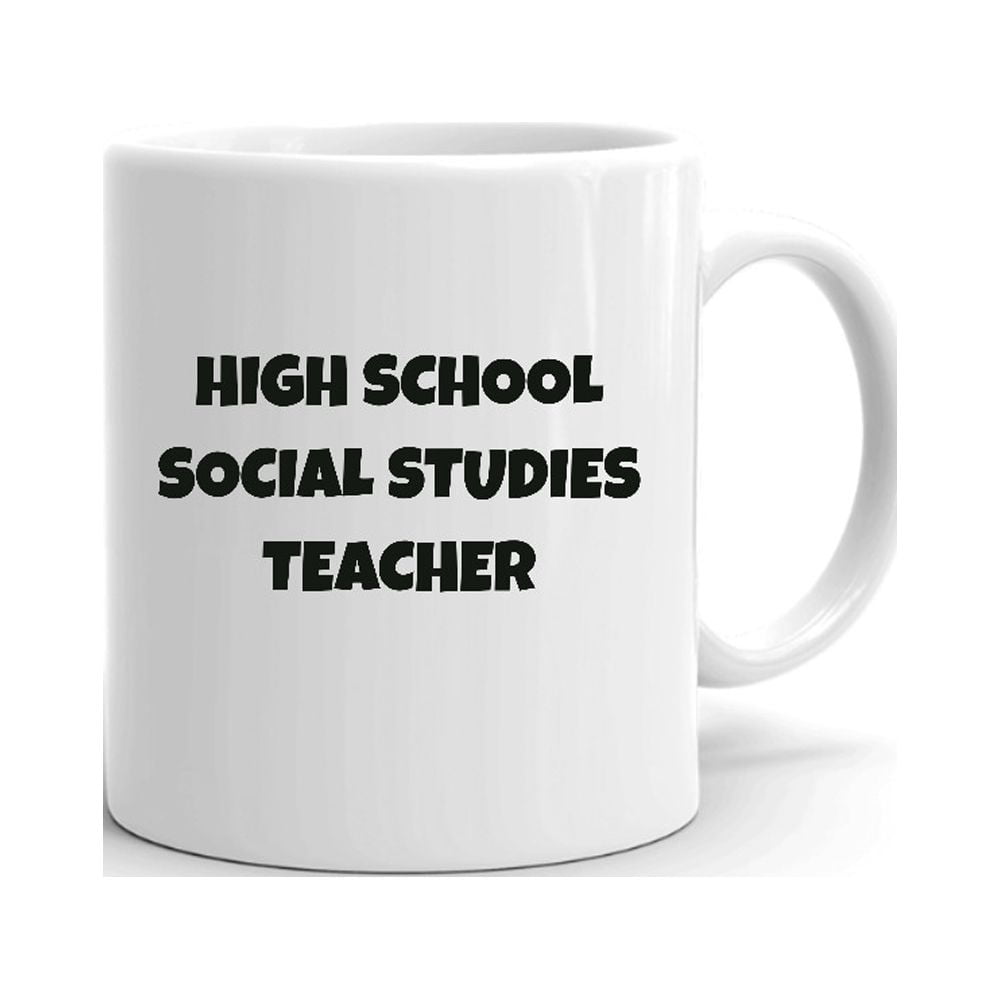 High School Social Studies Teacher Fun Style Ceramic Dishwasher And ...